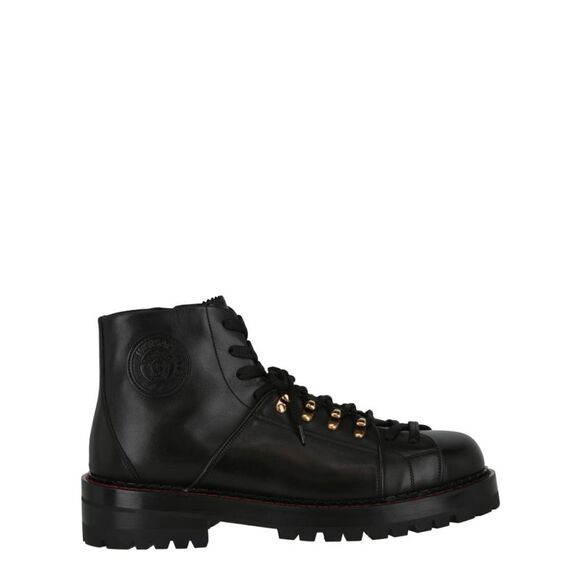 Versace | Shoes | Versace Medusa Leather Ankle Boots Black Mens | Poshmark